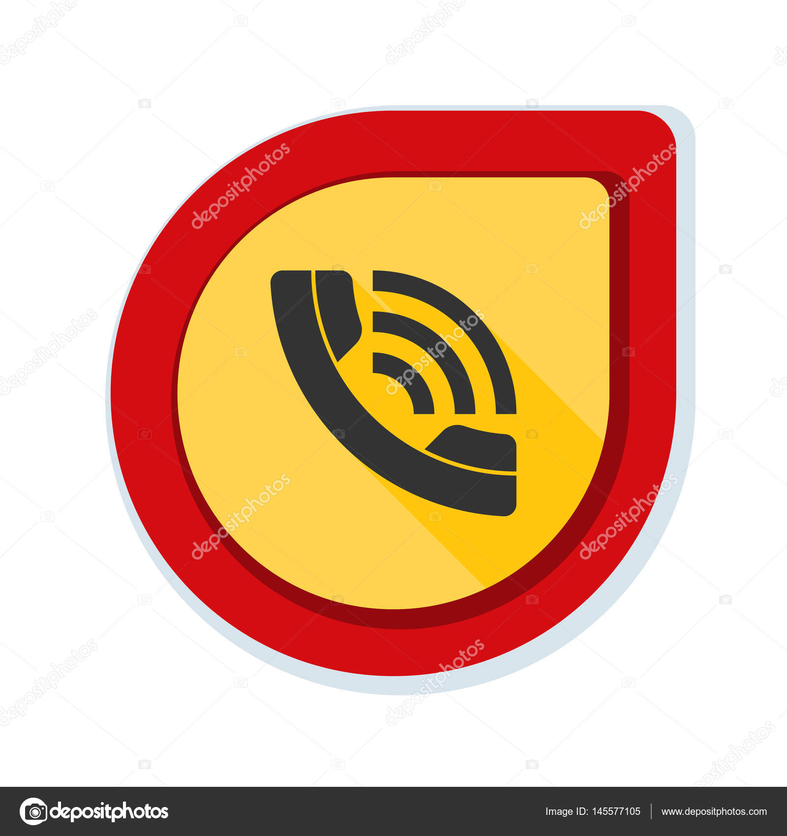 Call button icon Stock Vector by ©Yuriy_Vlasenko 145577105