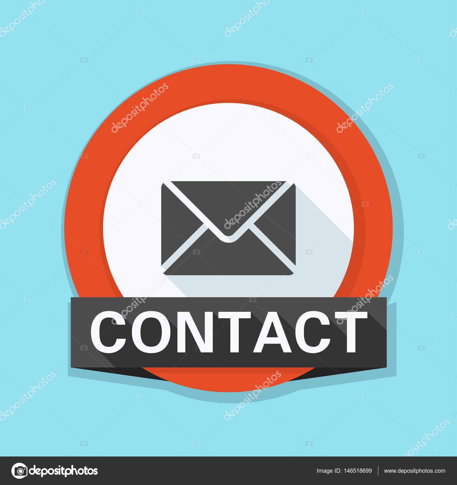 Mail contact icon Stock Vector Image by ©Yuriy_Vlasenko #146518699