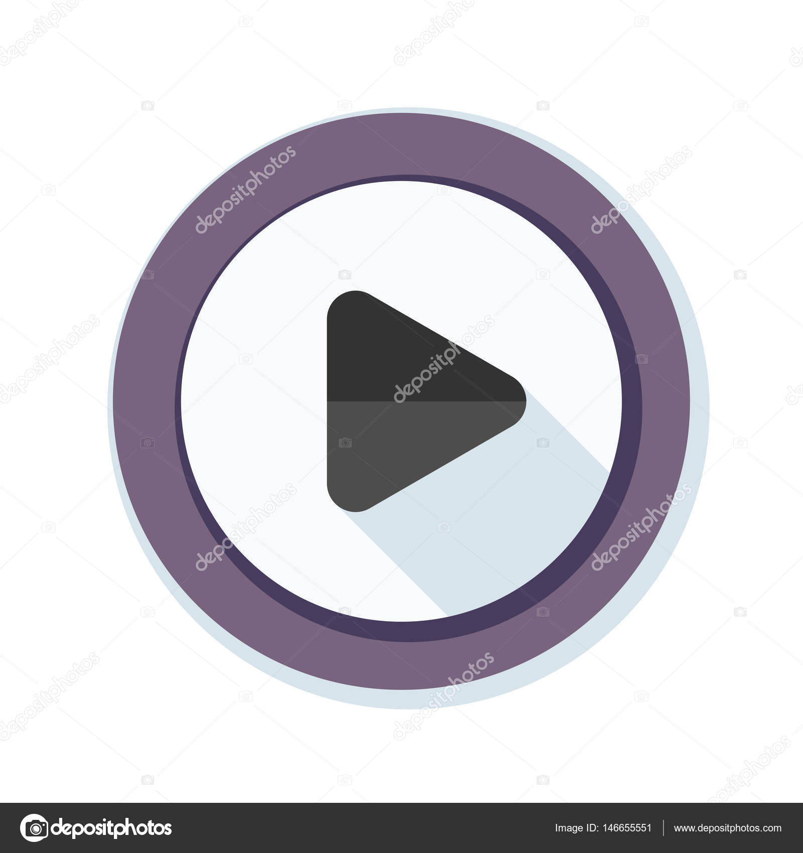 Play simple icon Stock Vector Image by ©Yuriy_Vlasenko #146655551