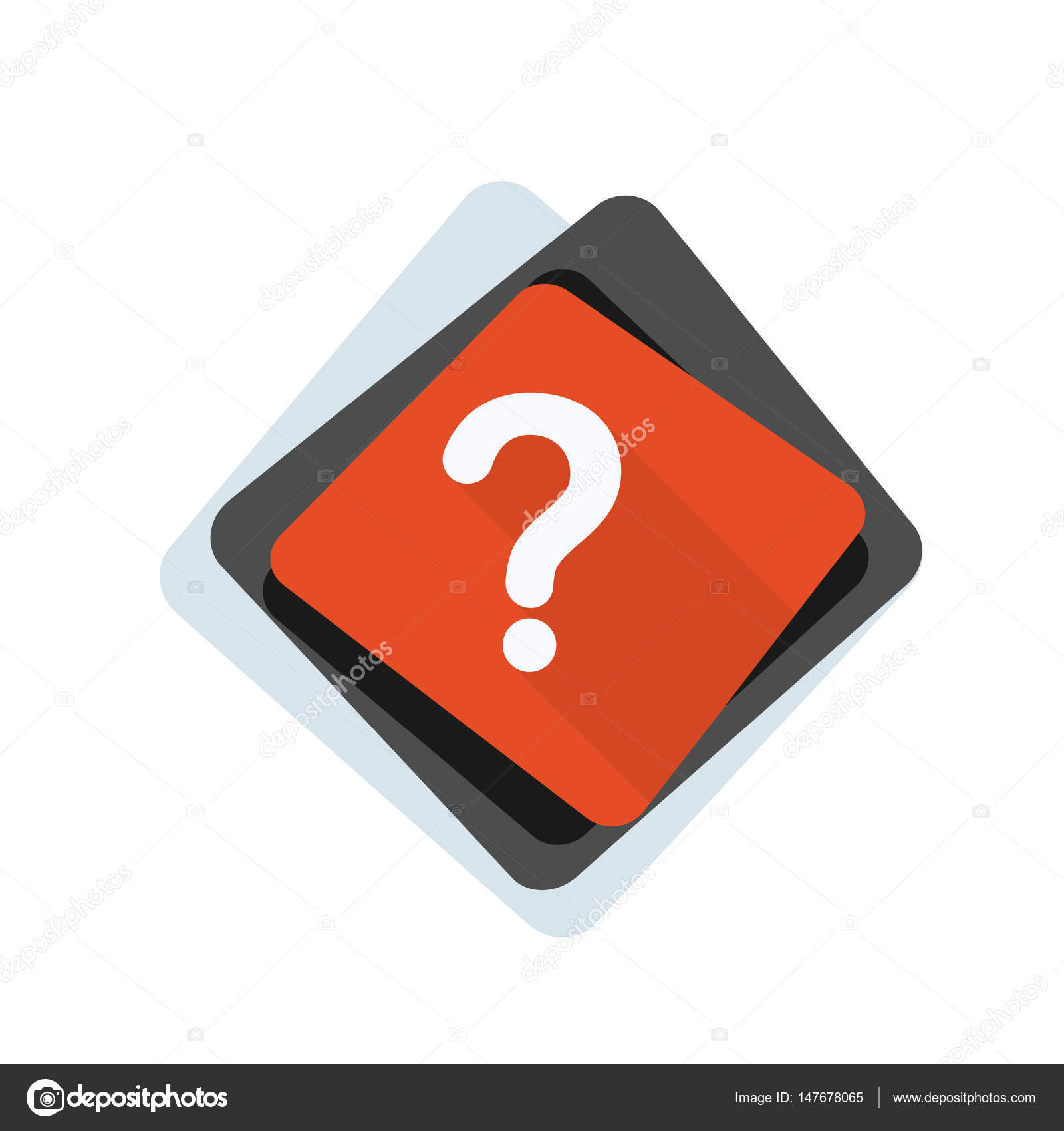 Question mark flat sign Stock Vector Image by ©Yuriy_Vlasenko #147678065
