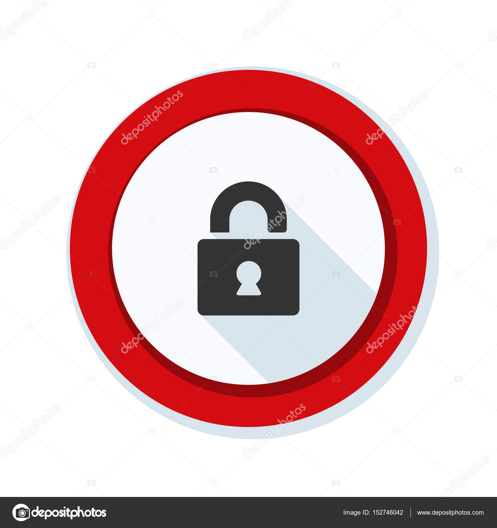Secure lock button sign Stock Vector by ©Yuriy_Vlasenko 152746042