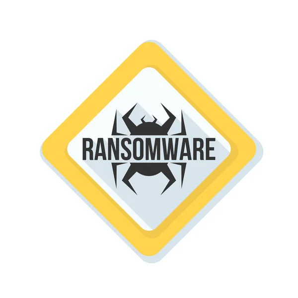 Ransomware Hazard sign Stock Vector by ©Yuriy_Vlasenko 154513026