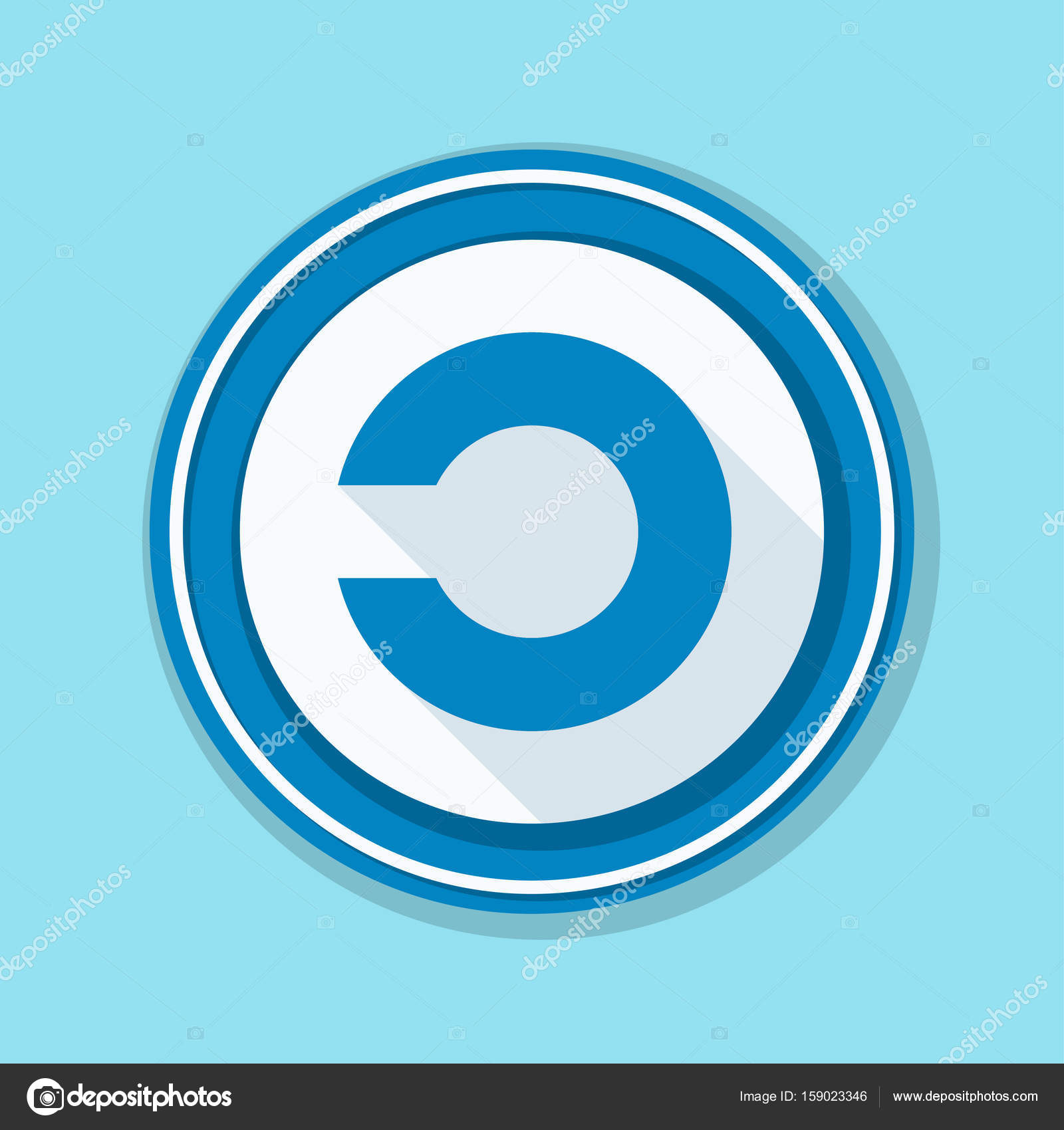 Copyleft sign icon Stock Vector Image by ©Yuriy_Vlasenko #159023346