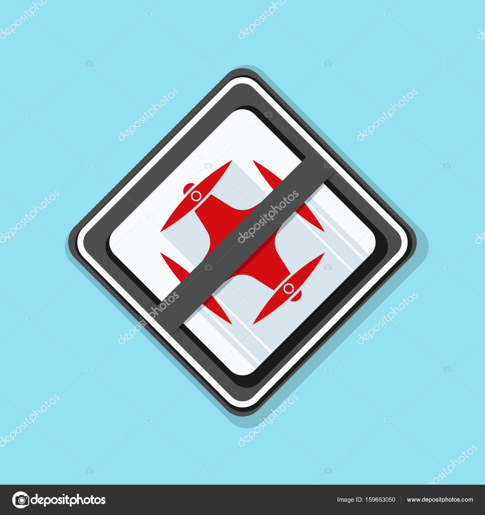 Drone Free Zone Warning sign Stock Vector Image by ©Yuriy_Vlasenko ...