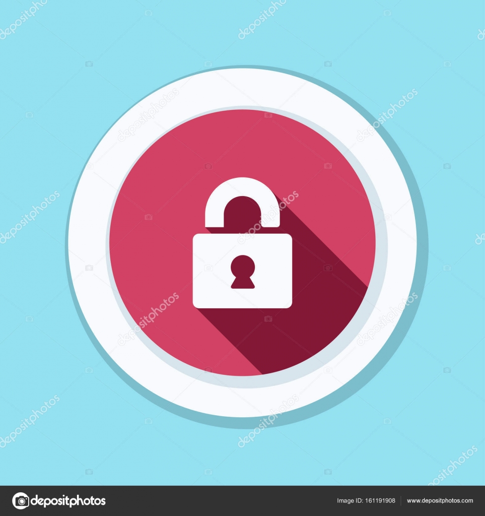 Secure lock button sign Stock Vector Image by ©Yuriy_Vlasenko #161191908