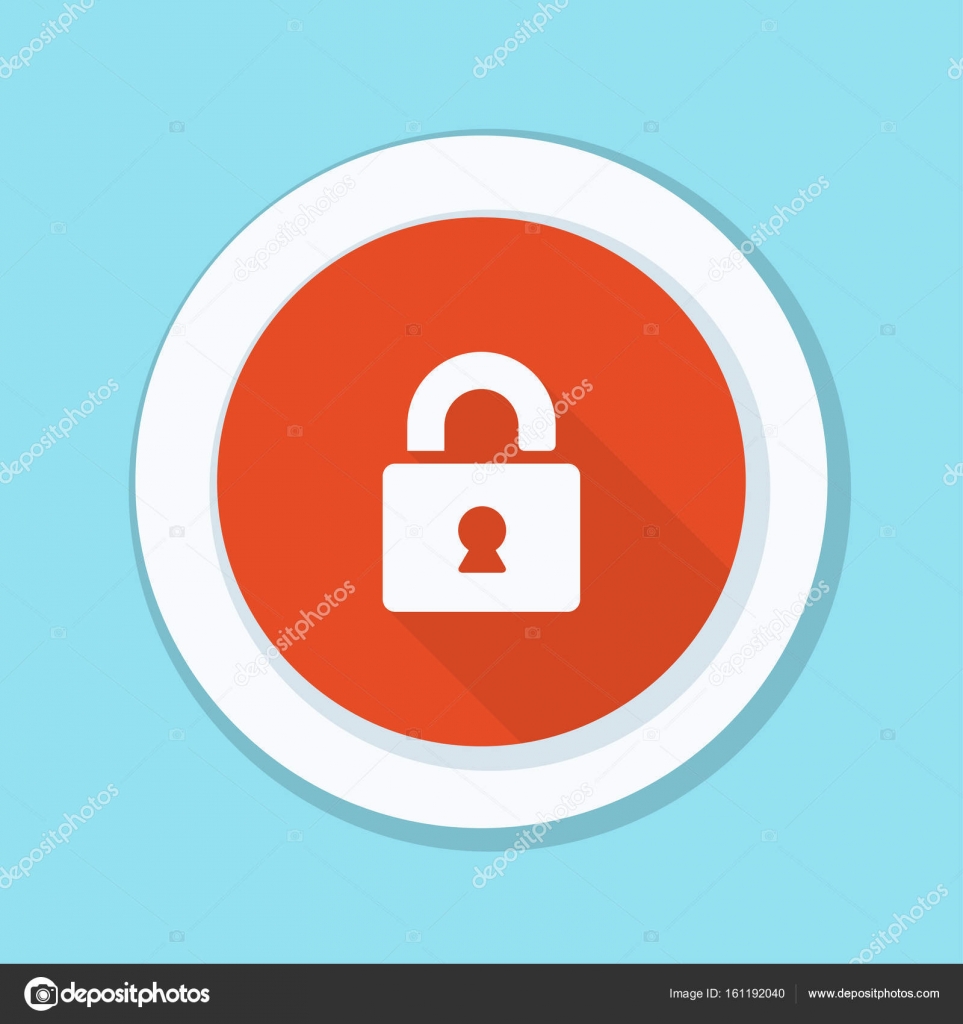 Secure lock button sign Stock Vector Image by ©Yuriy_Vlasenko #161192040