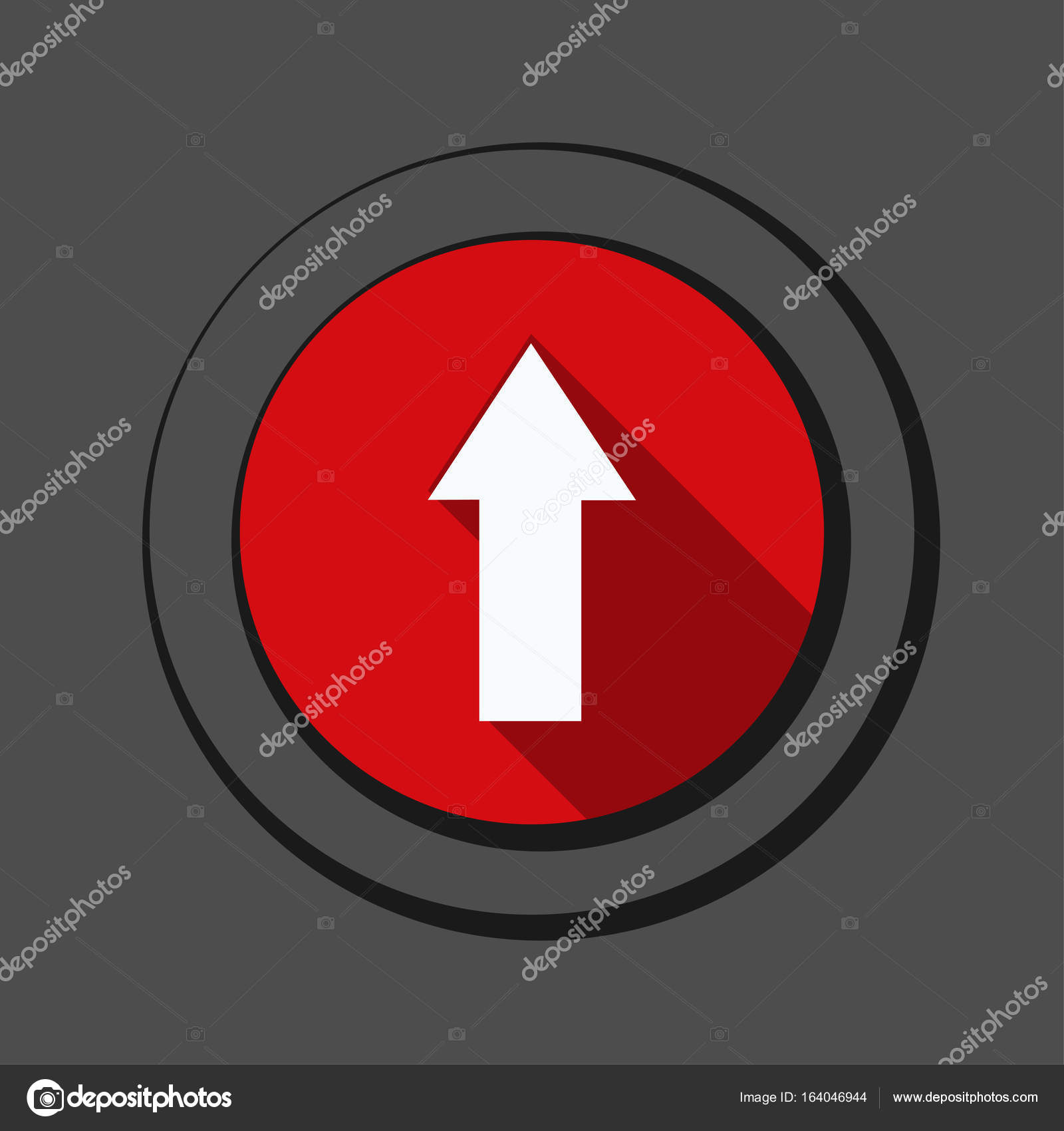 Up arrow sign Stock Vector by ©Yuriy_Vlasenko 164046944