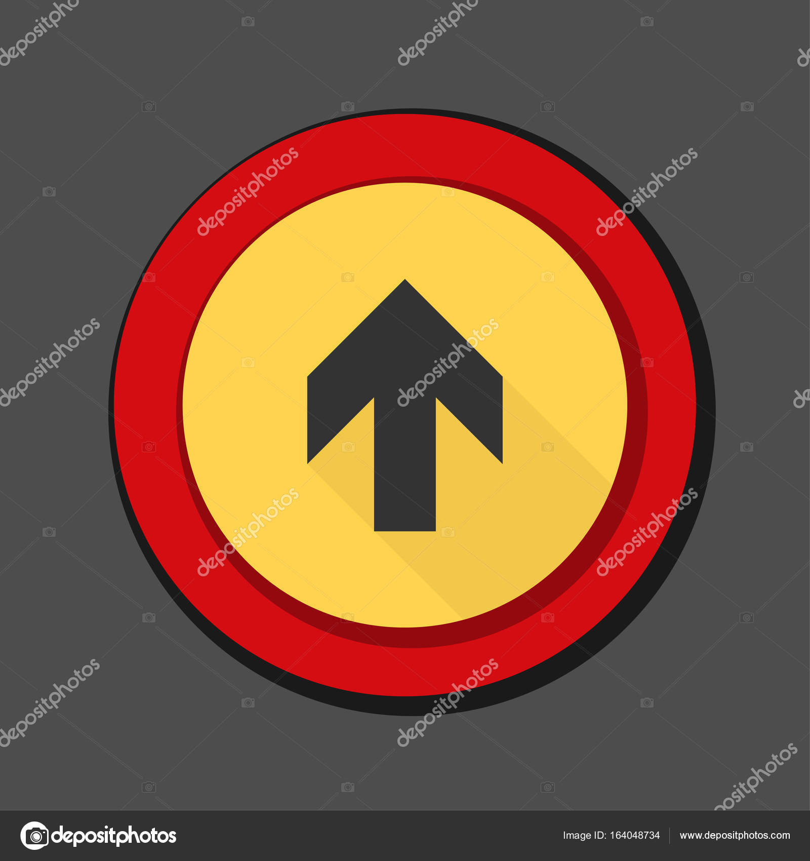 Up arrow sign Stock Vector Image by ©Yuriy_Vlasenko #164048734