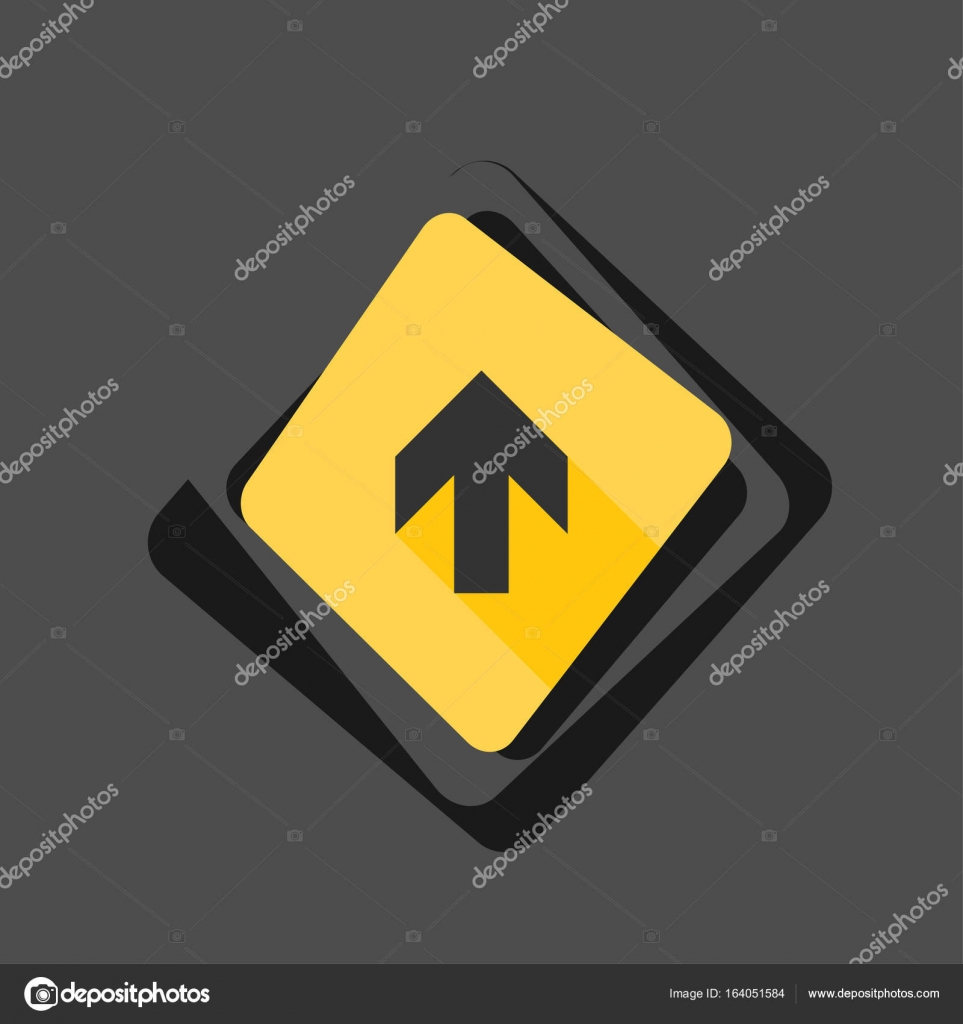 Up arrow sign Stock Vector by ©Yuriy_Vlasenko 164051584