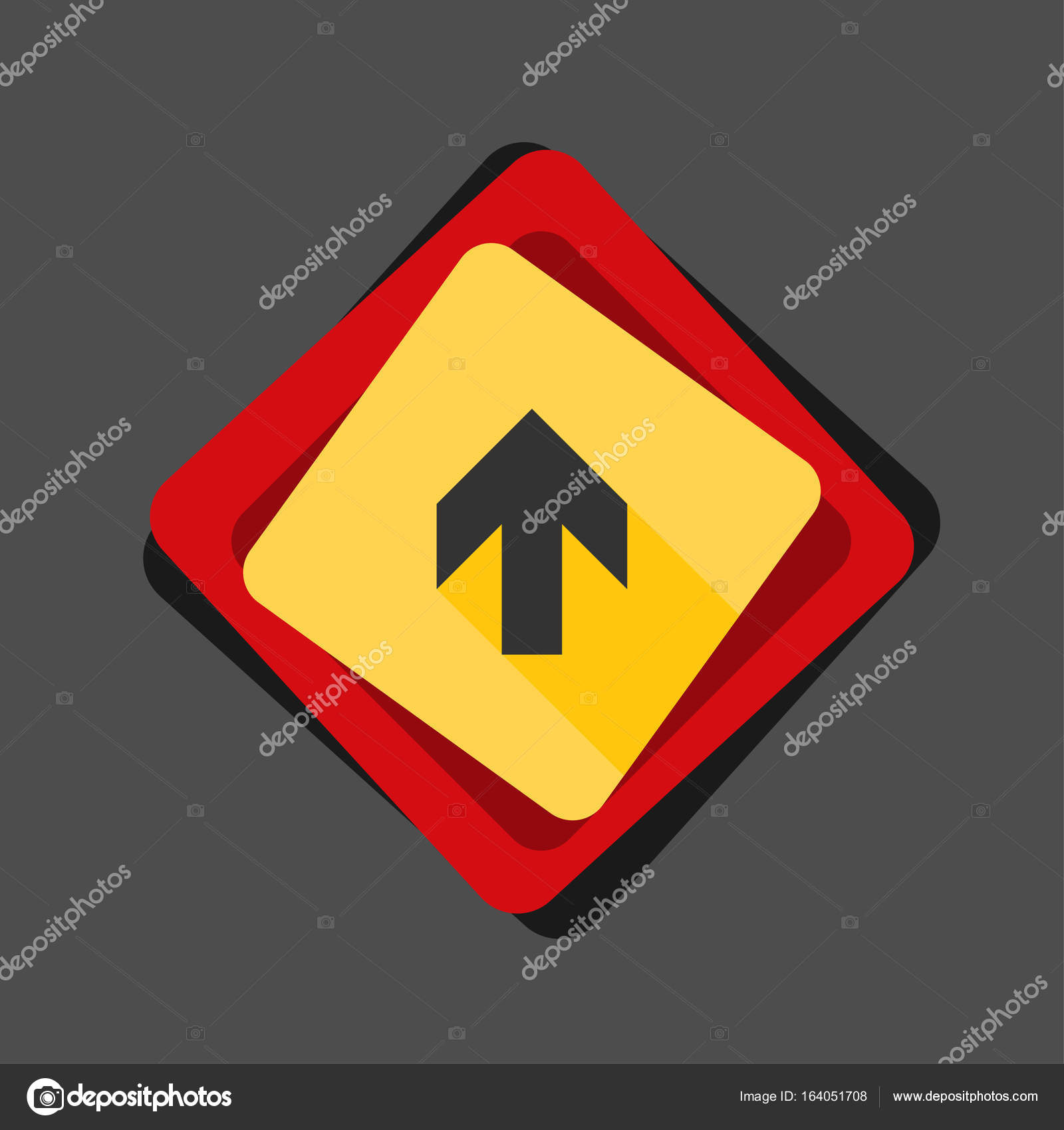 Up arrow sign Stock Vector by ©Yuriy_Vlasenko 164051708
