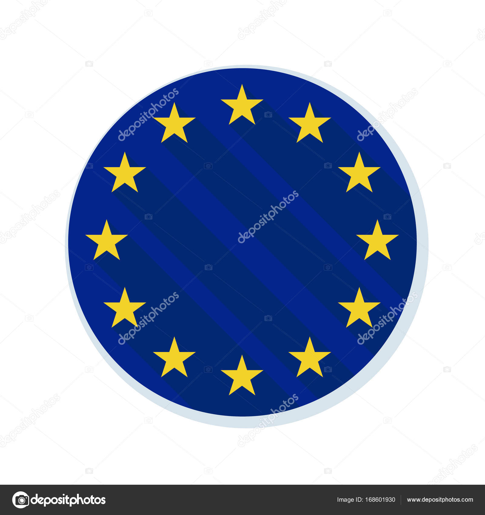 European union flag button Stock Vector by ©Yuriy_Vlasenko 168601930