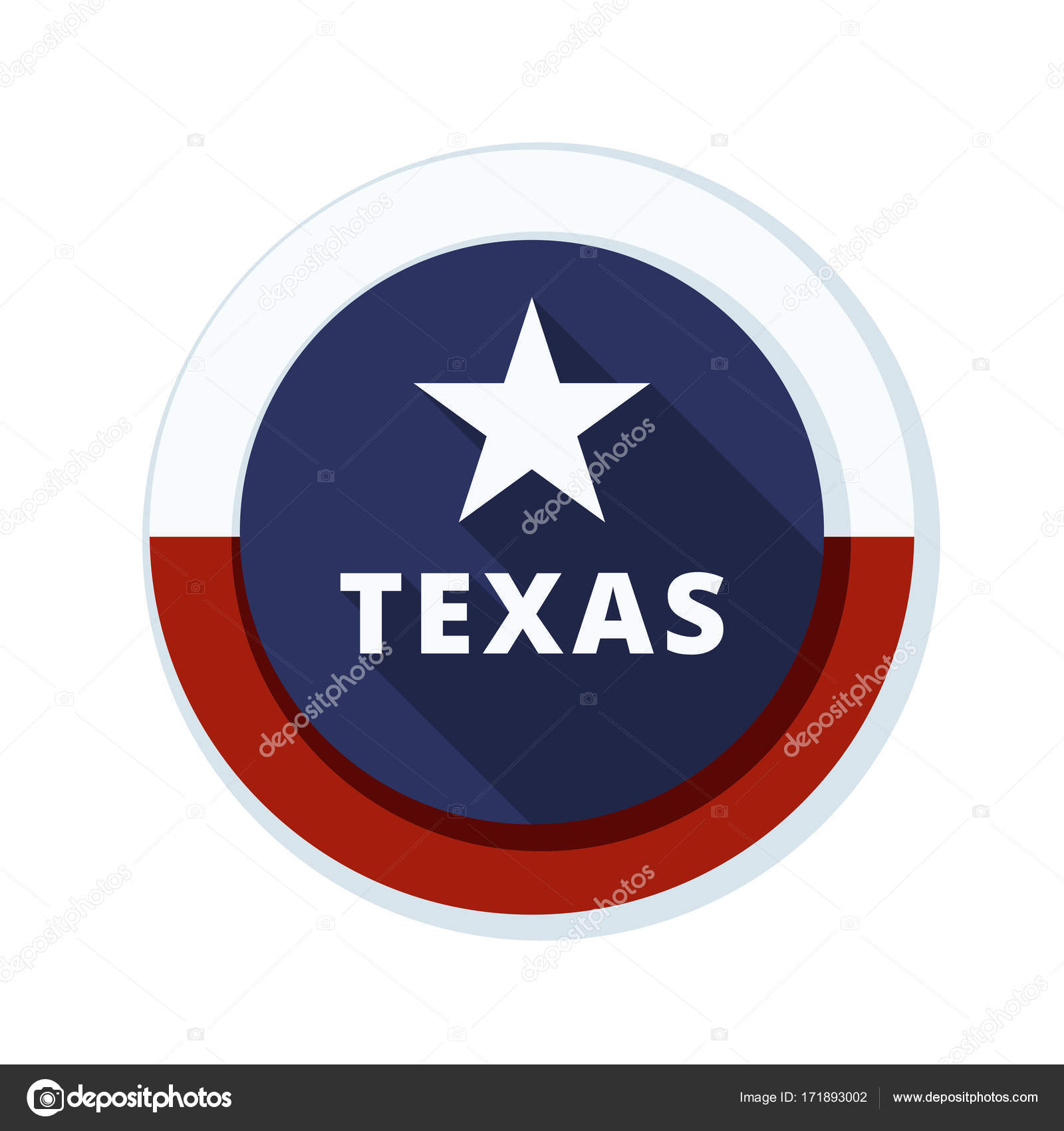 Texas flag button Stock Vector by ©Yuriy_Vlasenko 171893002
