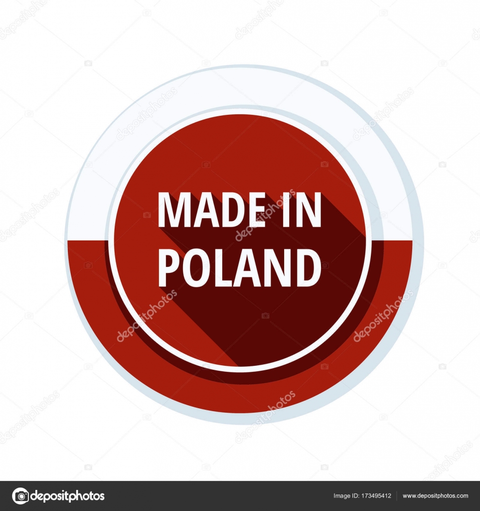 Botón con bandera polaca Vector de stock #173495412 de ©Yuriy_Vlasenko