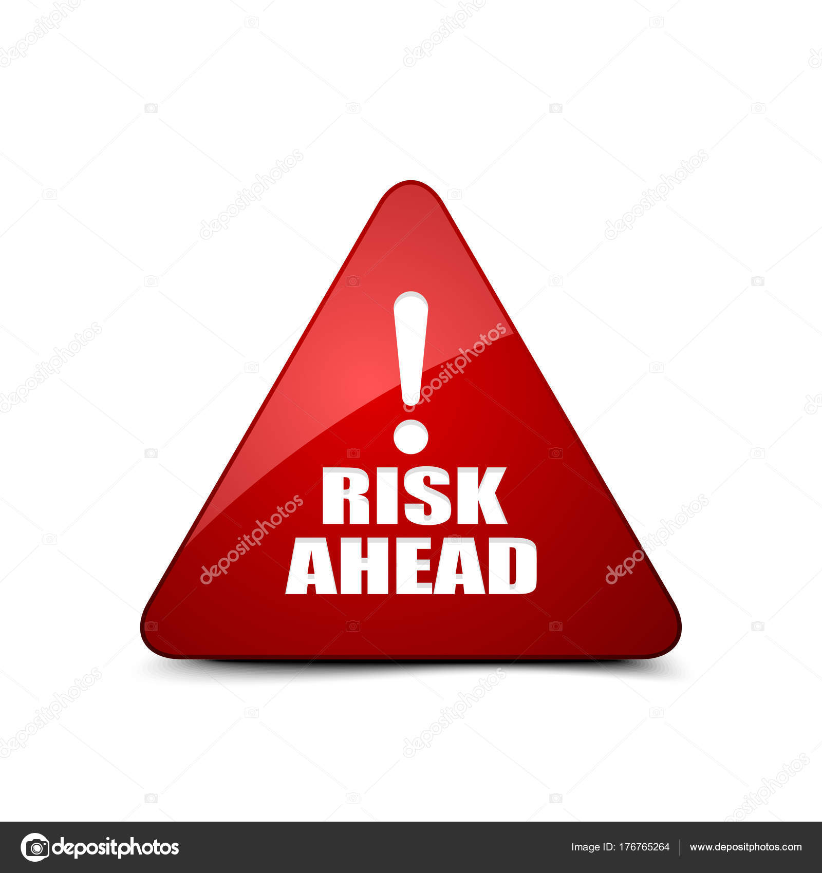Risk Ahead sign Stock Vector by ©Yuriy_Vlasenko 176765264