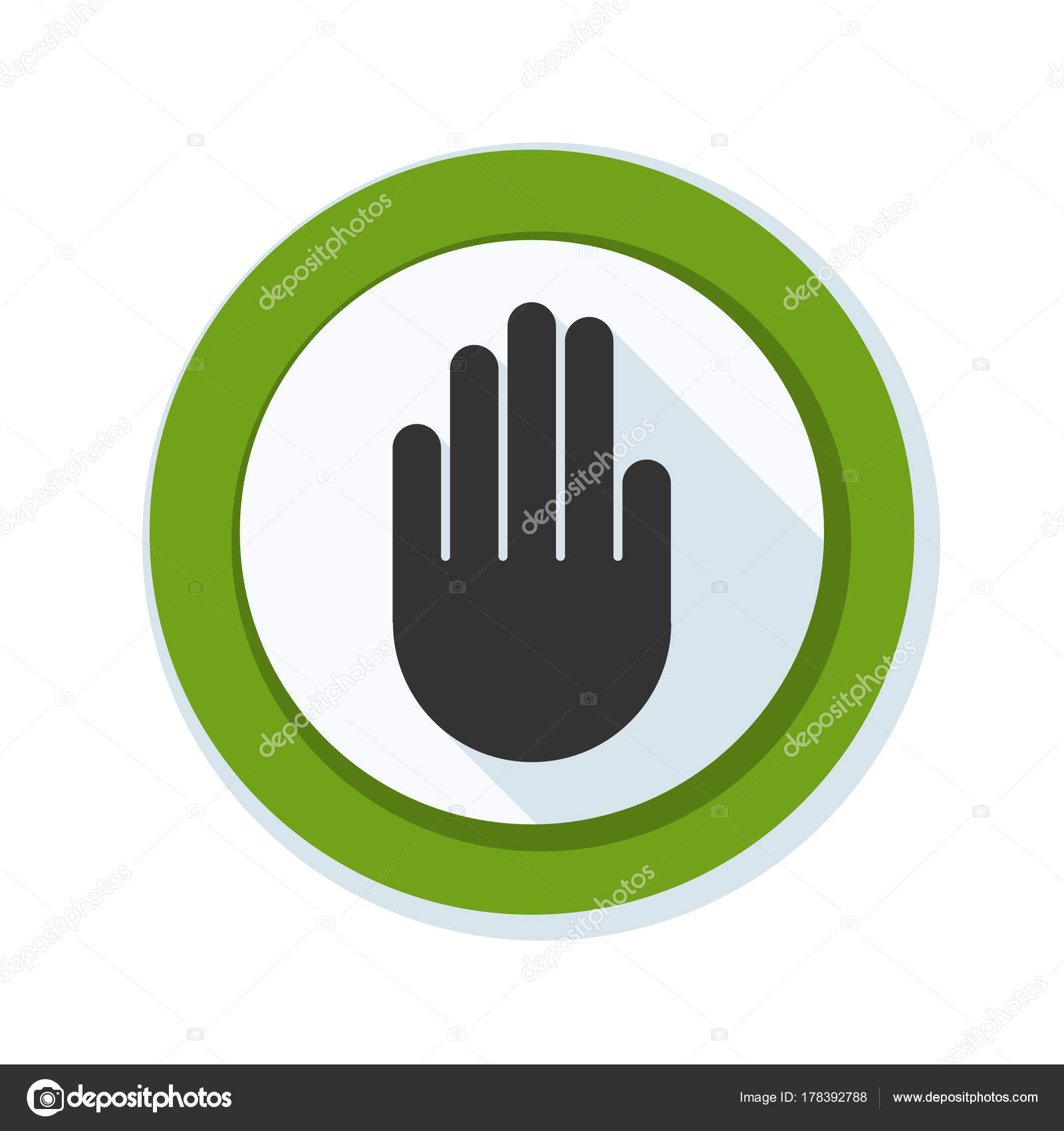 Hand Block Ads Sign Vector Illustration Stock Vector Image by ©Yuriy ...