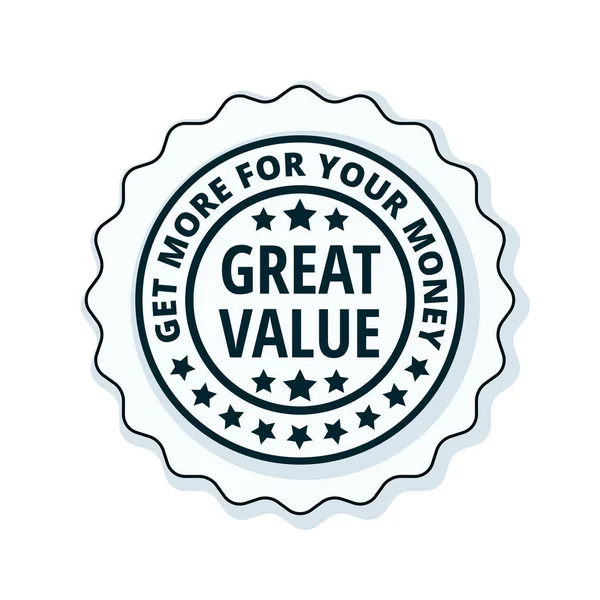 Great Value Label Vector Illustration Stock Vector by ©Yuriy_Vlasenko ...