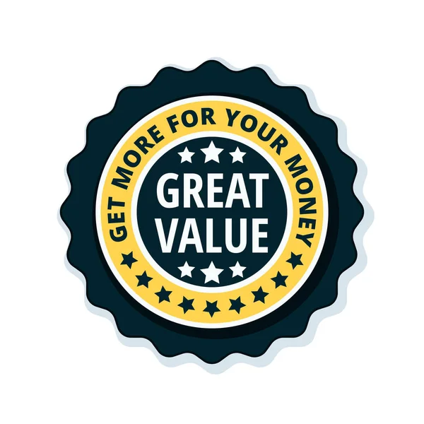 Great Value Label Vector Illustration Stock Vector by ©Yuriy_Vlasenko ...