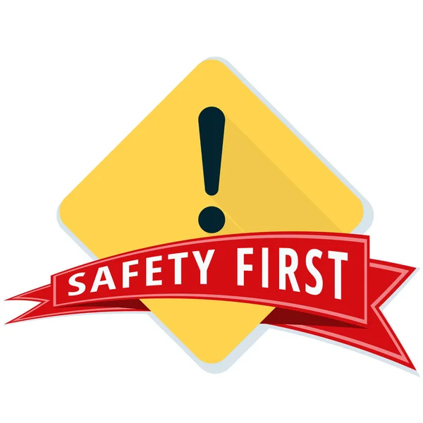 Safety First sign Stock Vector by ©Yuriy_Vlasenko 176765472