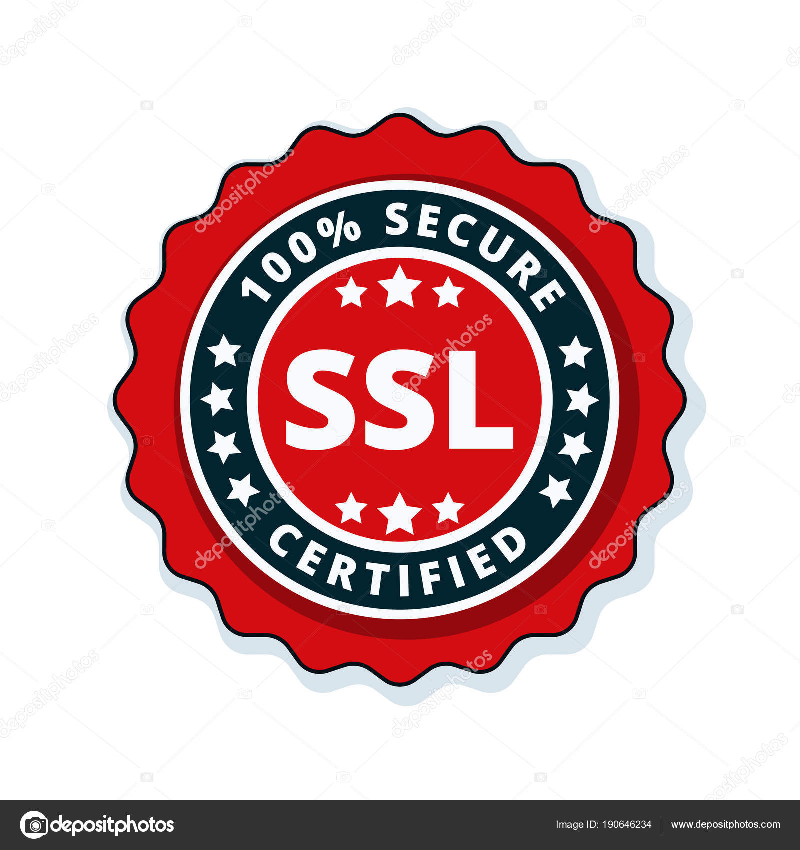 SSL Certified button sign Stock Vector by ©Yuriy_Vlasenko 190646234
