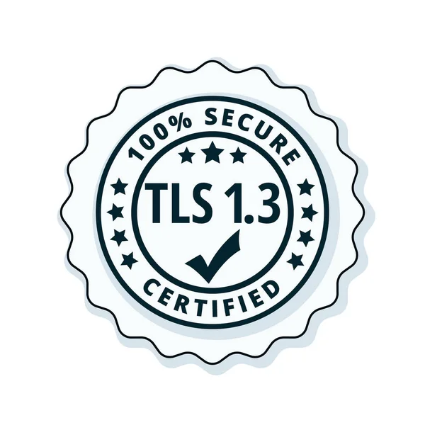 Tls Certified Label Vector Illustration Stock Vector by ©Yuriy_Vlasenko ...
