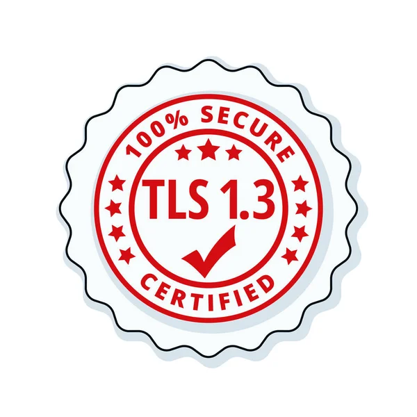 Tls Certified Label Vector Illustration Stock Vector by ©Yuriy_Vlasenko ...