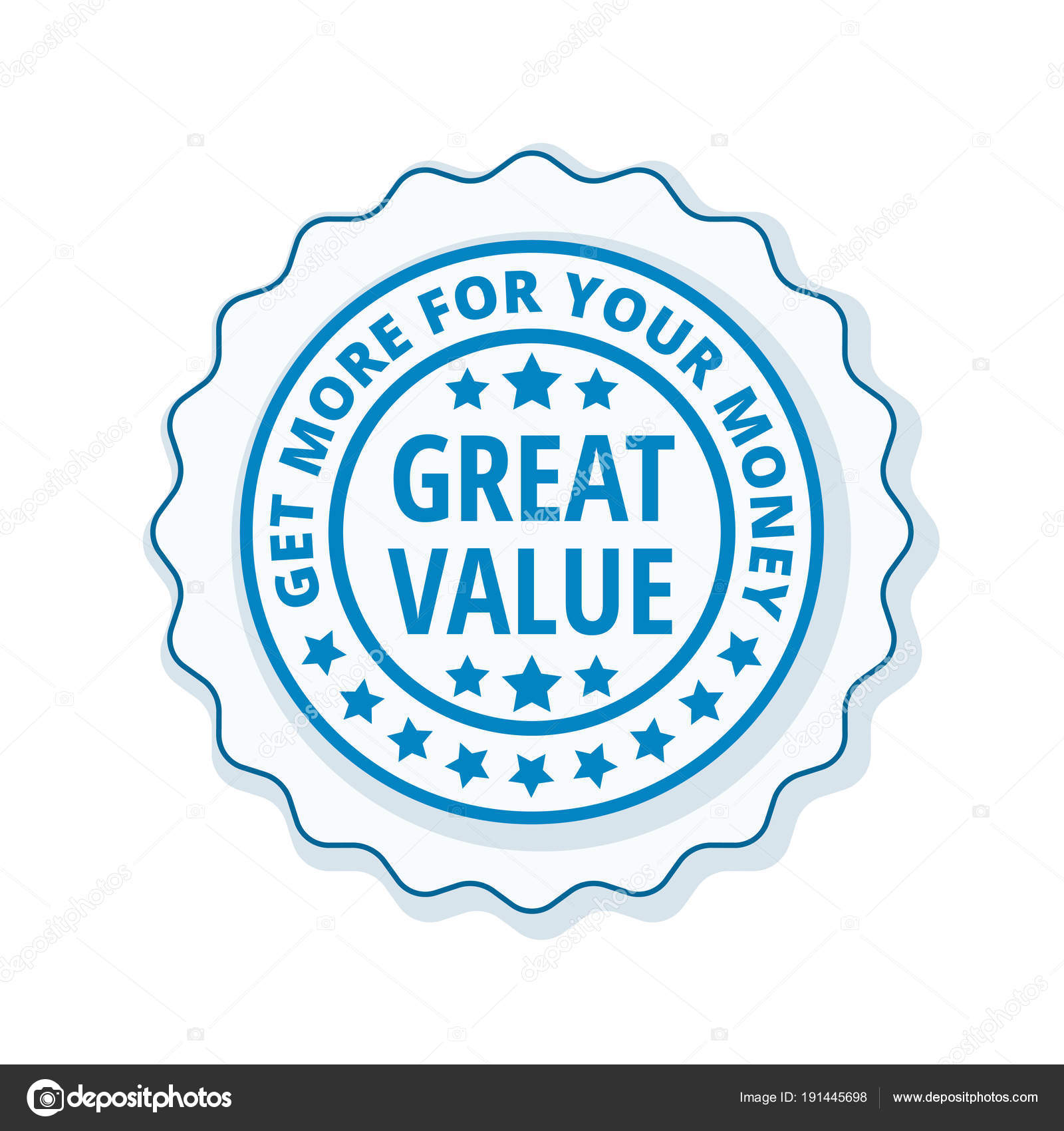 Great Value Label Vector Illustration Stock Vector by ©Yuriy_Vlasenko ...
