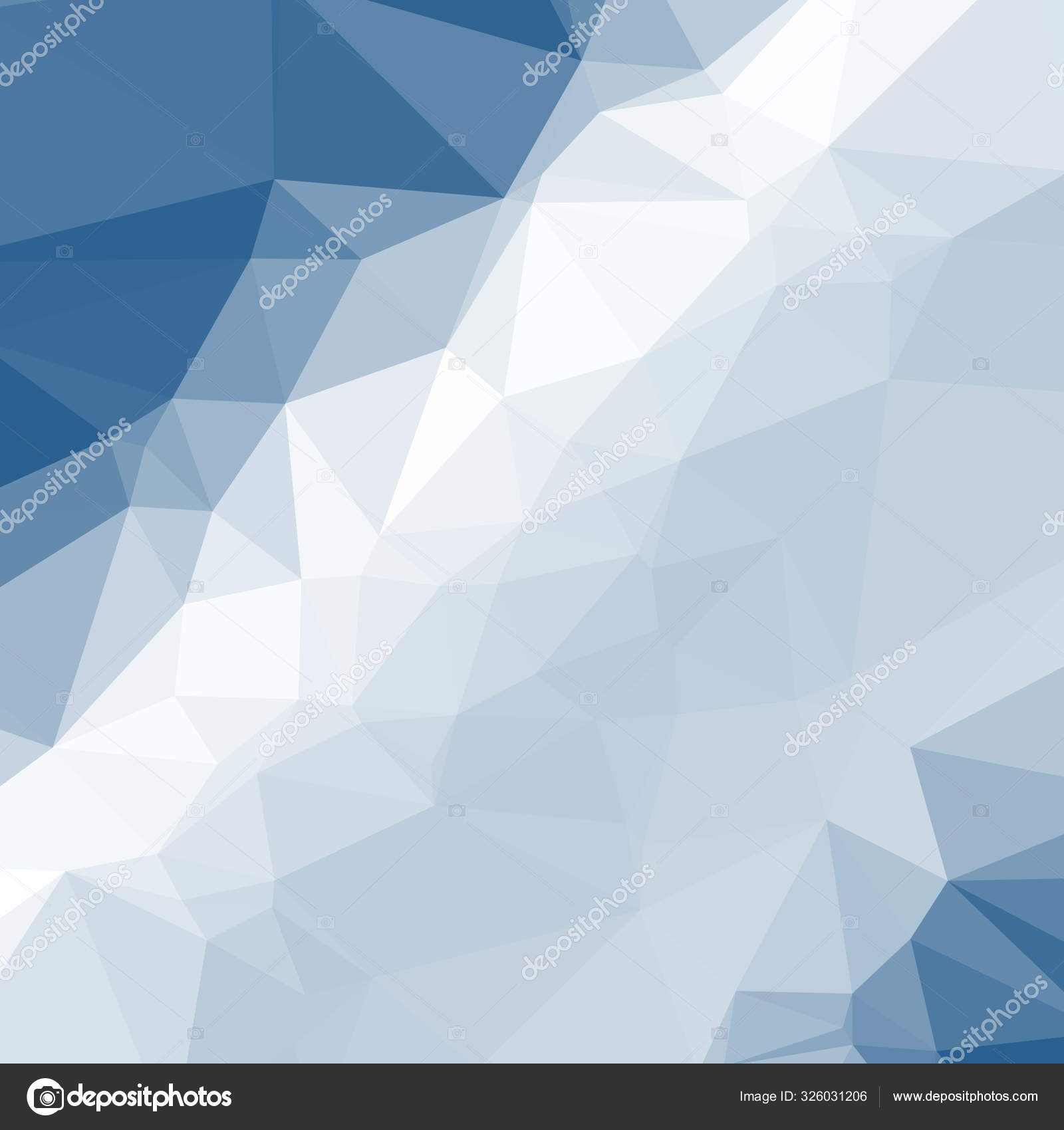 Blue Gradient Geometric Polygonal Textured Background Stock Vector by ...