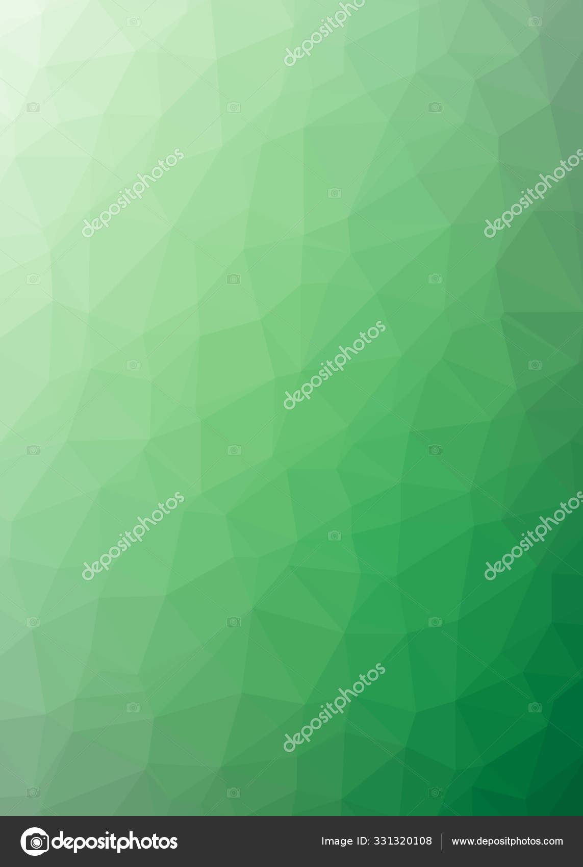 Green Gradient Geometric Polygonal Textured Background Stock Vector by ...