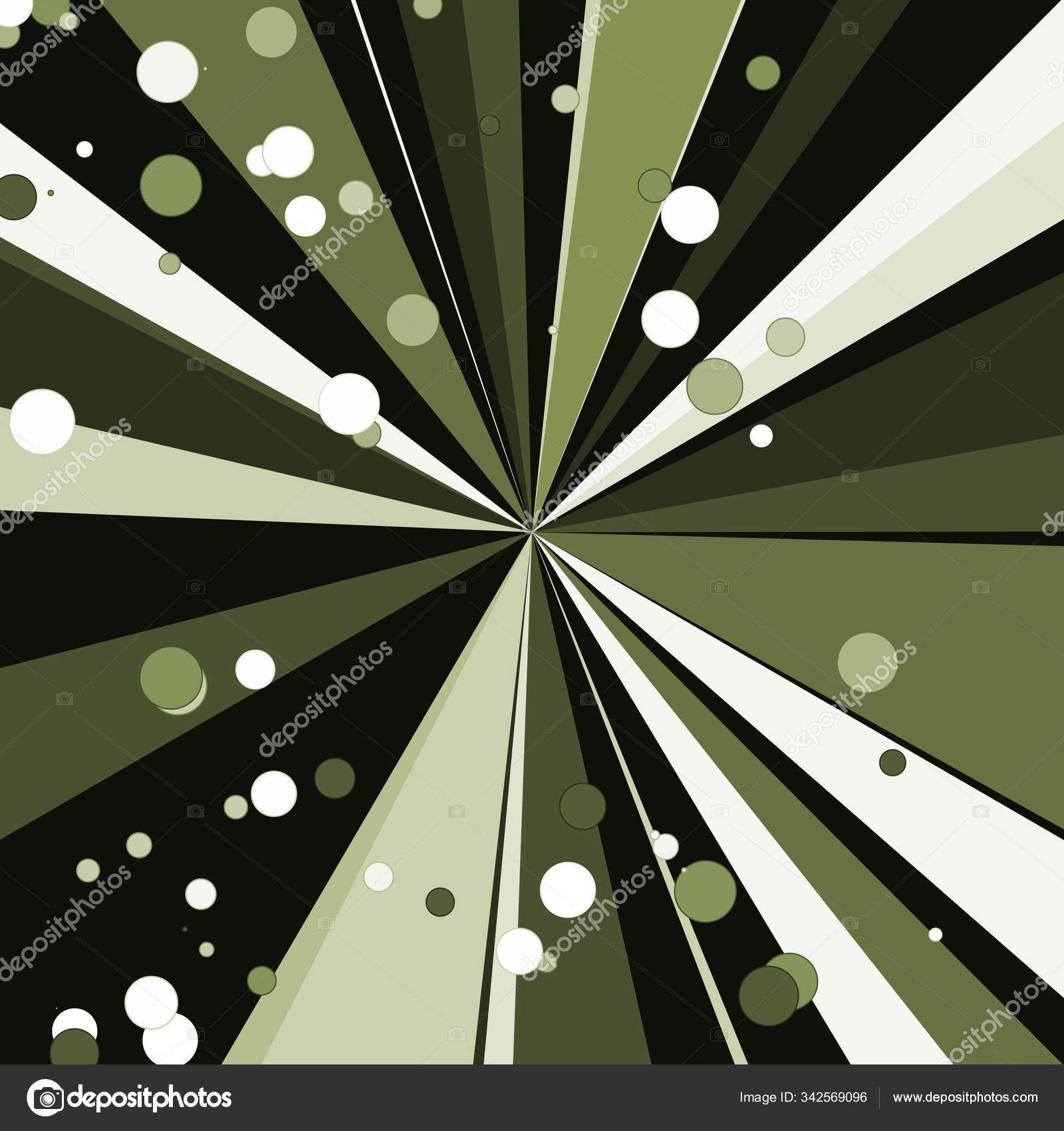 Abstract Art Green Lines Dots Random Distribution Computational ...