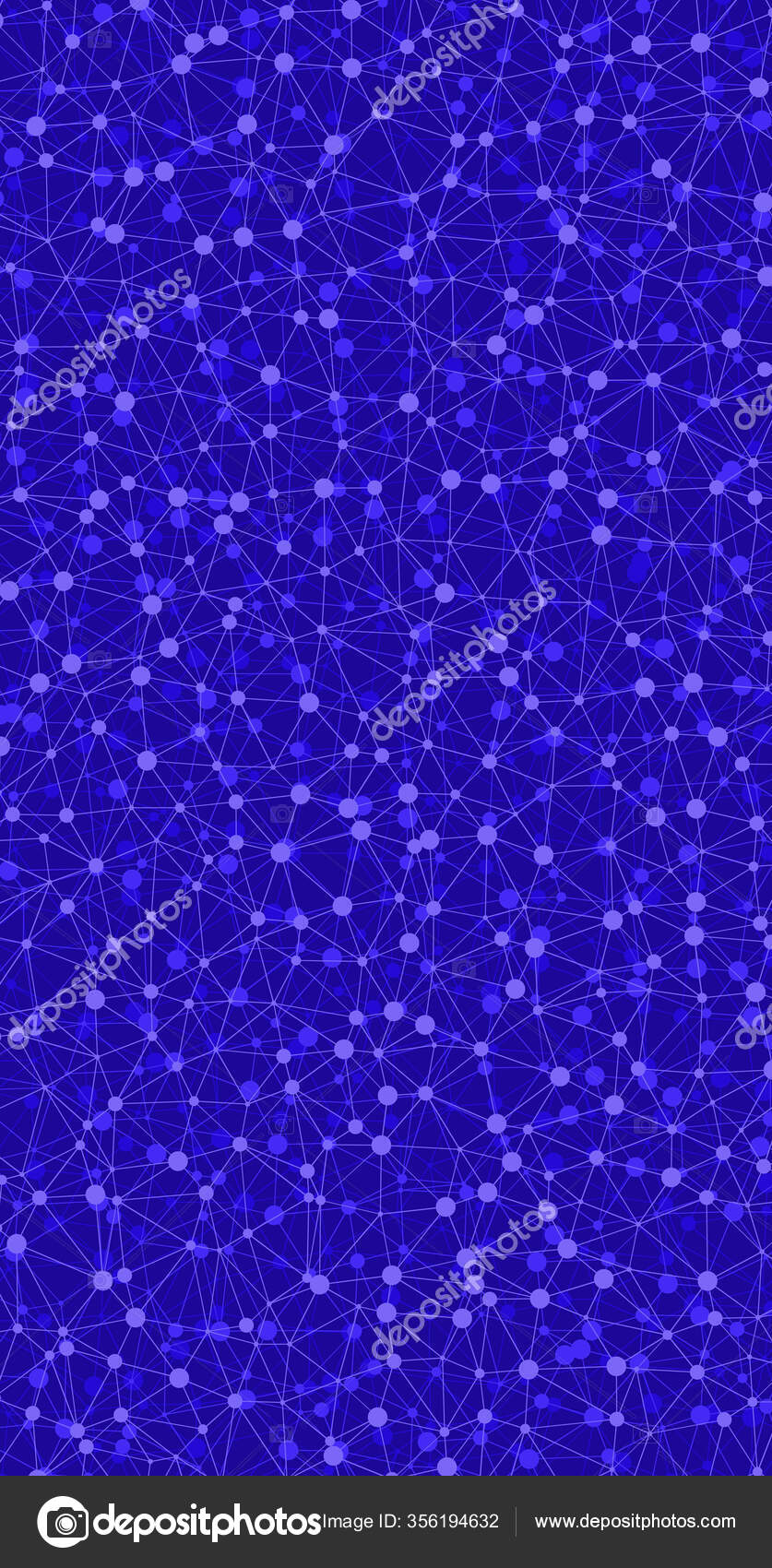 Low Polygonal Mesh Computation Background Vector Illustration Stock ...