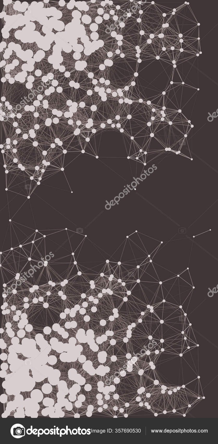 Network Mesh Procedural Art Background Illustration Stock Vector by ...