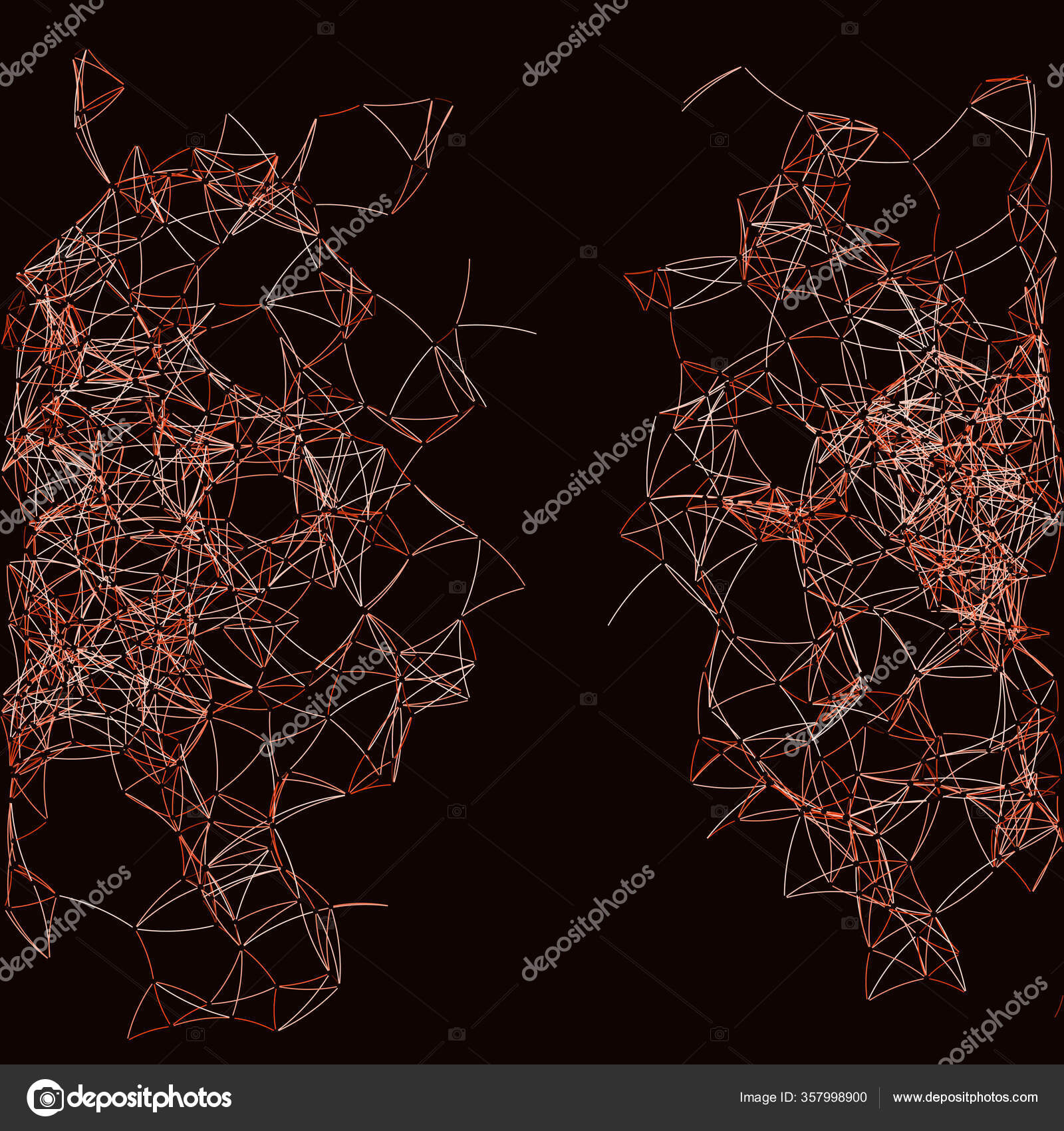 Procedural Art Network Mesh Background Illustration Stock Vector by ...