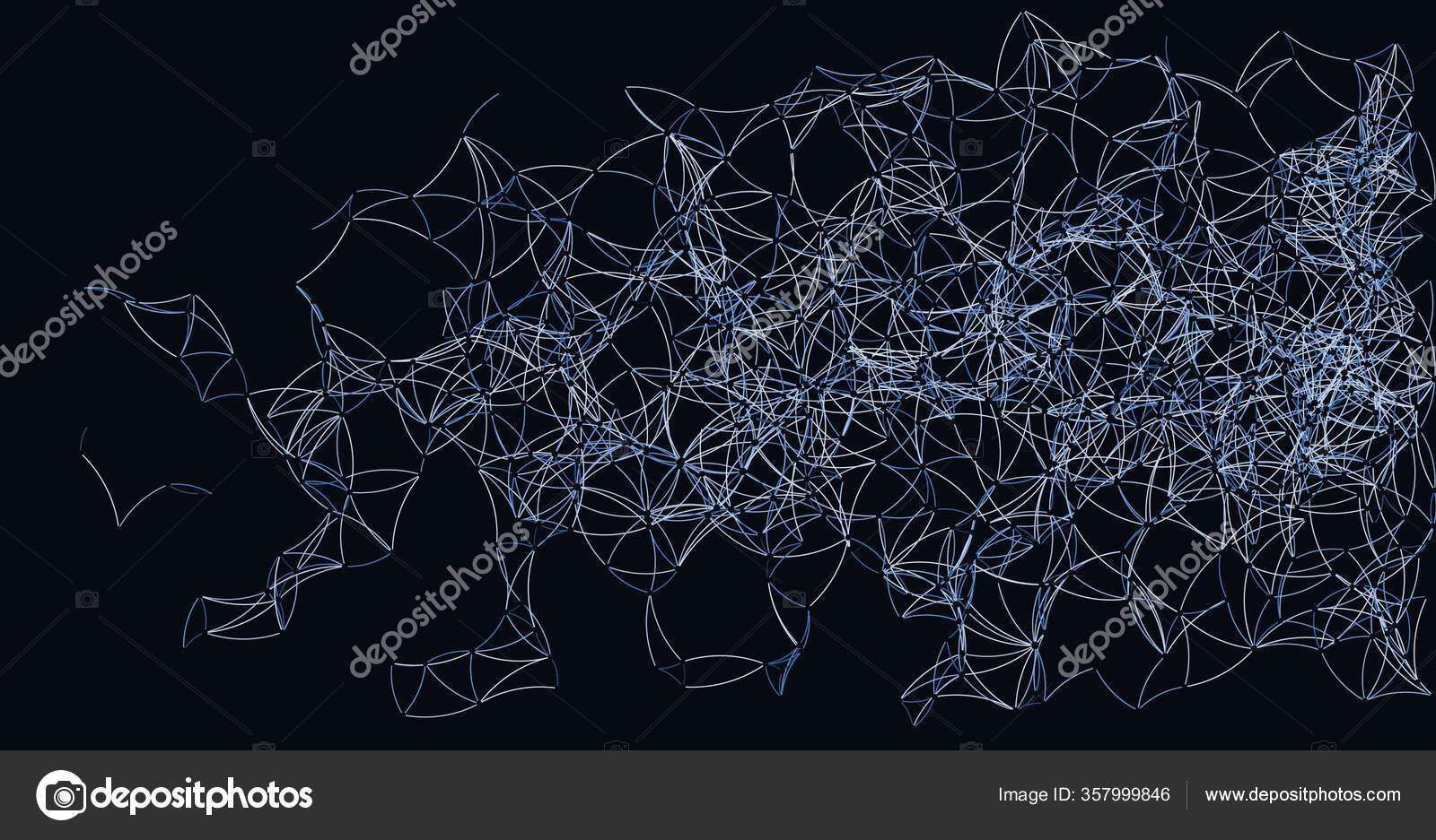 Procedural Art Network Mesh Background Illustration Stock Vector by ...