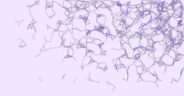 Procedural Art Network Mesh Background Illustration Stock Vector by ...