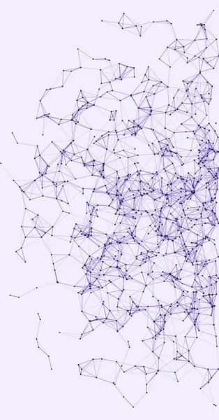 Procedural Art Network Mesh Background Illustration Stock Vector by ...