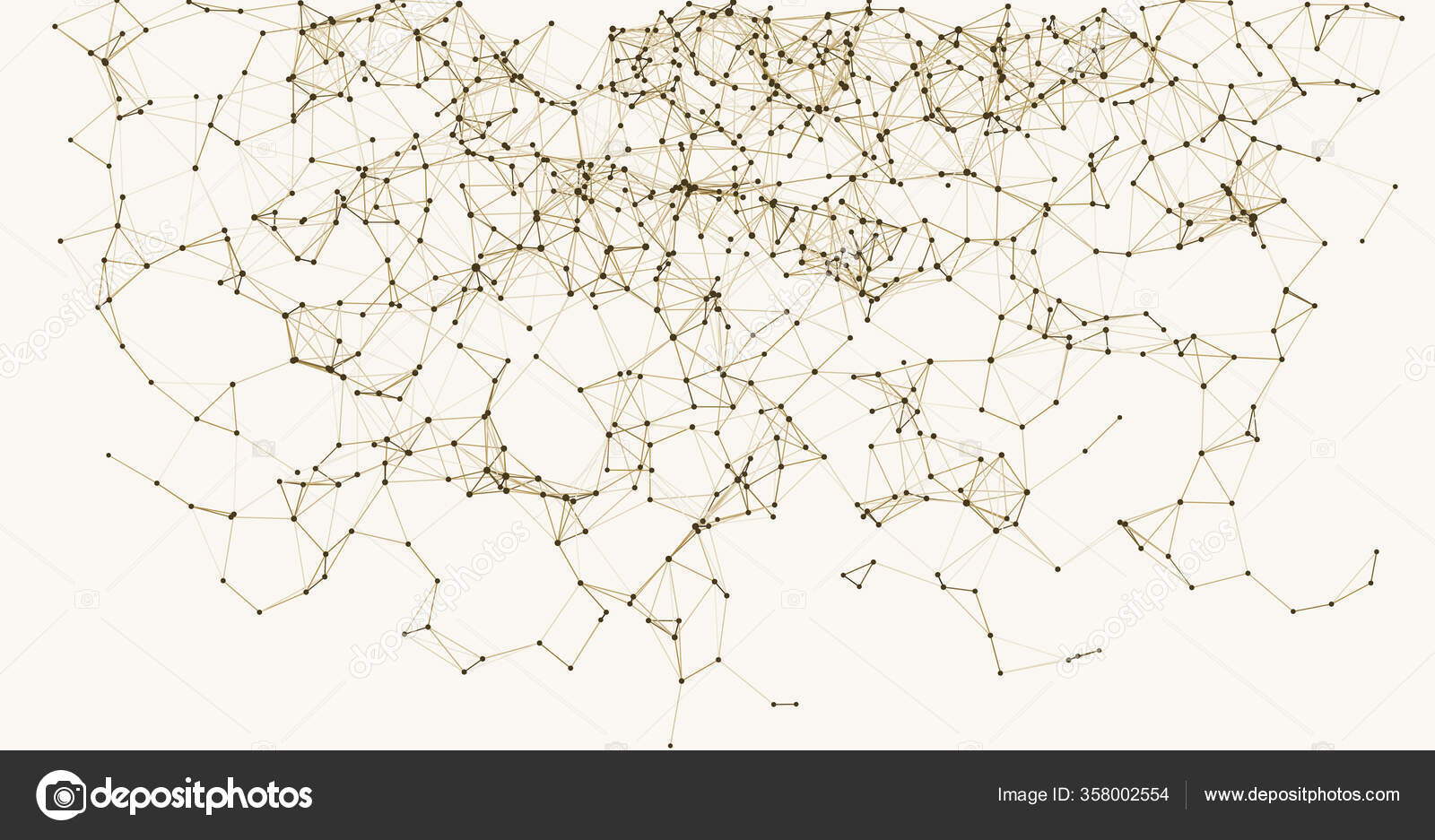 Procedural Network Mesh Art Background Illustration Stock Vector by ...