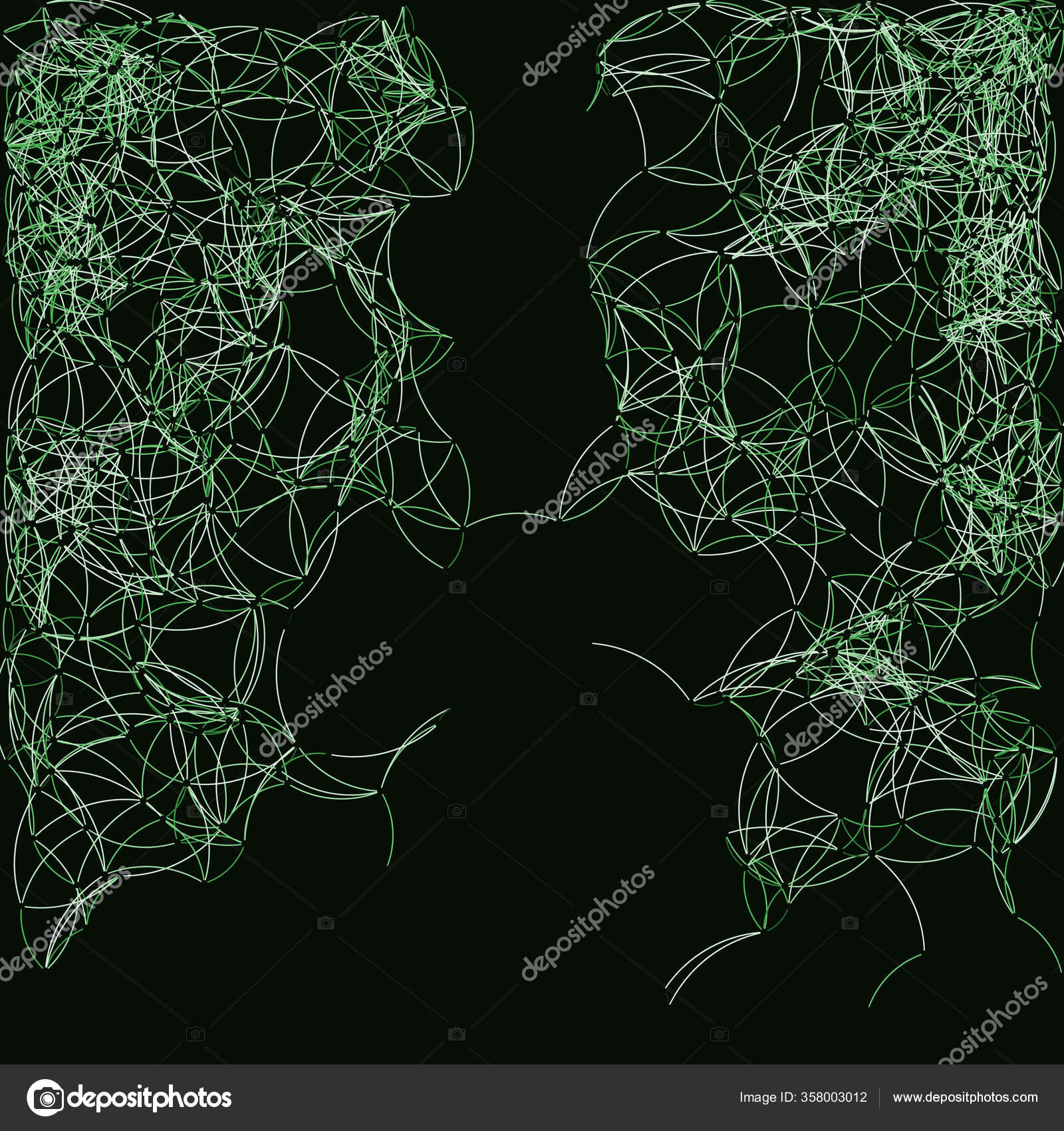 Procedural Art Network Mesh Background Illustration Stock Vector by ...