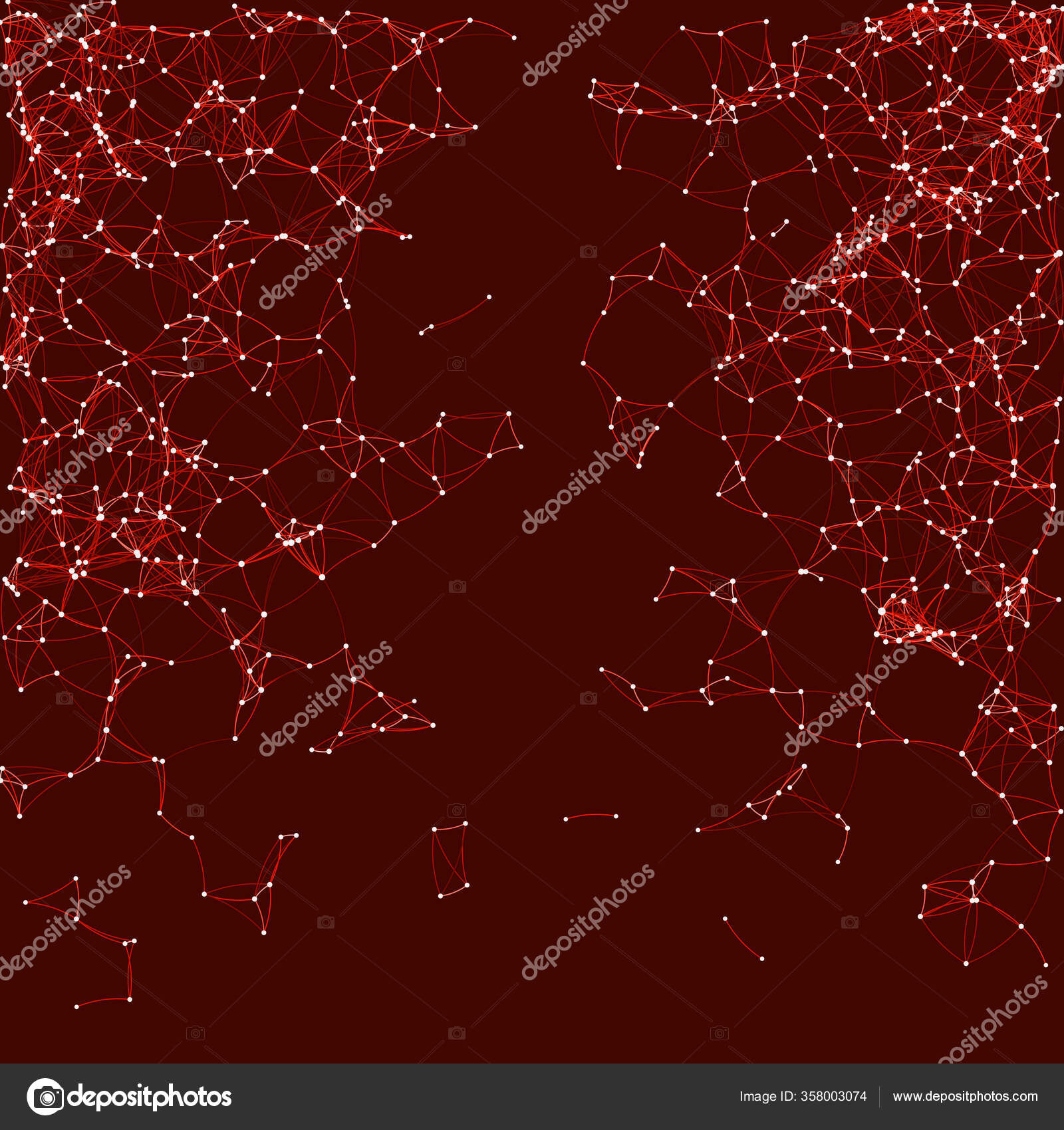 Procedural Art Network Mesh Background Illustration Stock Vector Image ...