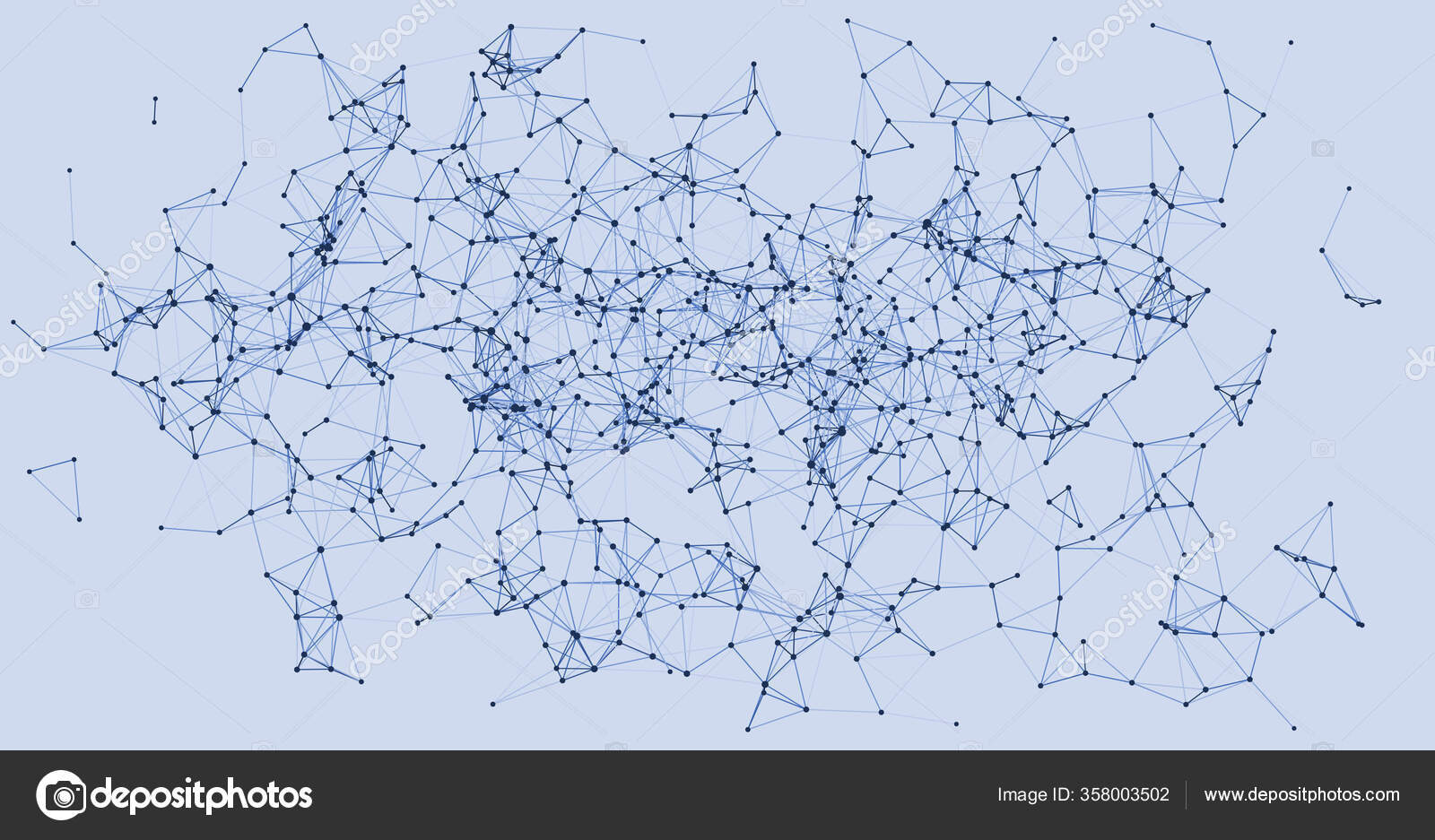 Procedural Network Mesh Art Background Illustration Stock Vector by ...