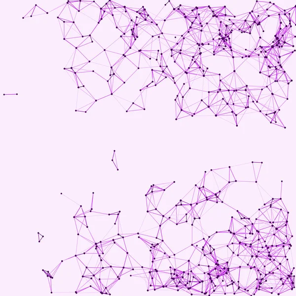 Procedural Network Mesh Art Background Illustration Stock Vector by ...