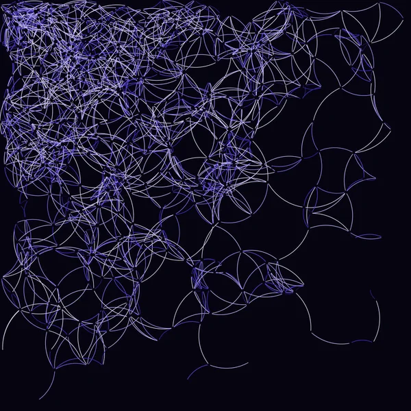 Procedural Art Network Mesh Background Illustration Stock Vector by ...