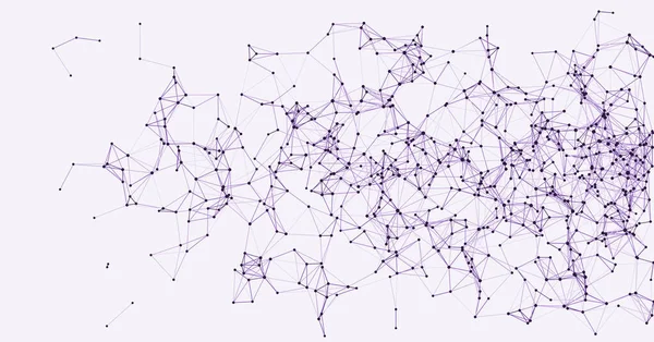 Procedural Network Mesh Art Background Illustration Stock Vector by ...