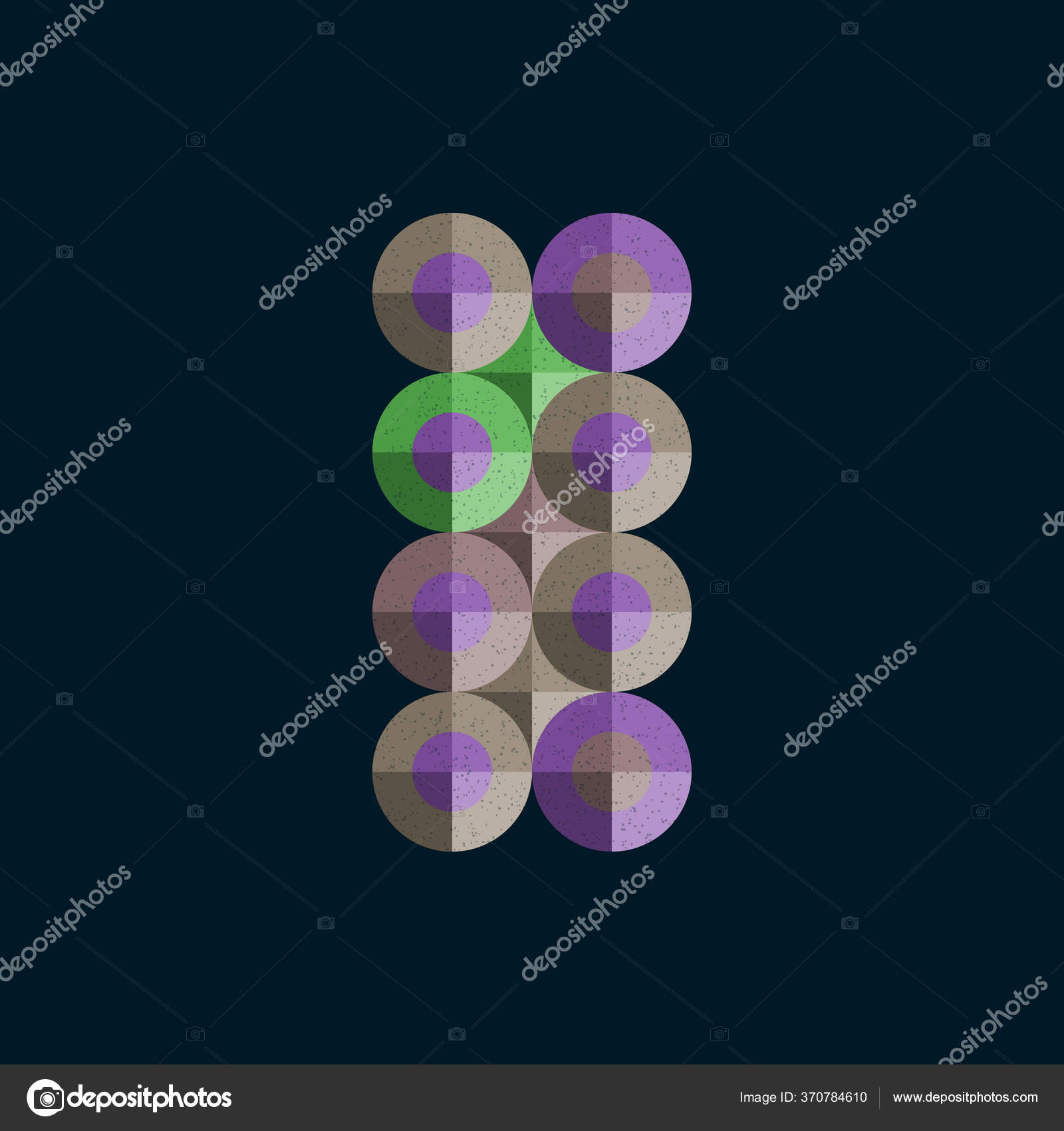 Colorful Dots Universal Art Background Design Illustration Stock Vector ...