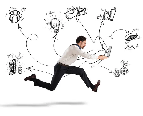 Businessman running Stock Photos, Royalty Free Businessman running ...