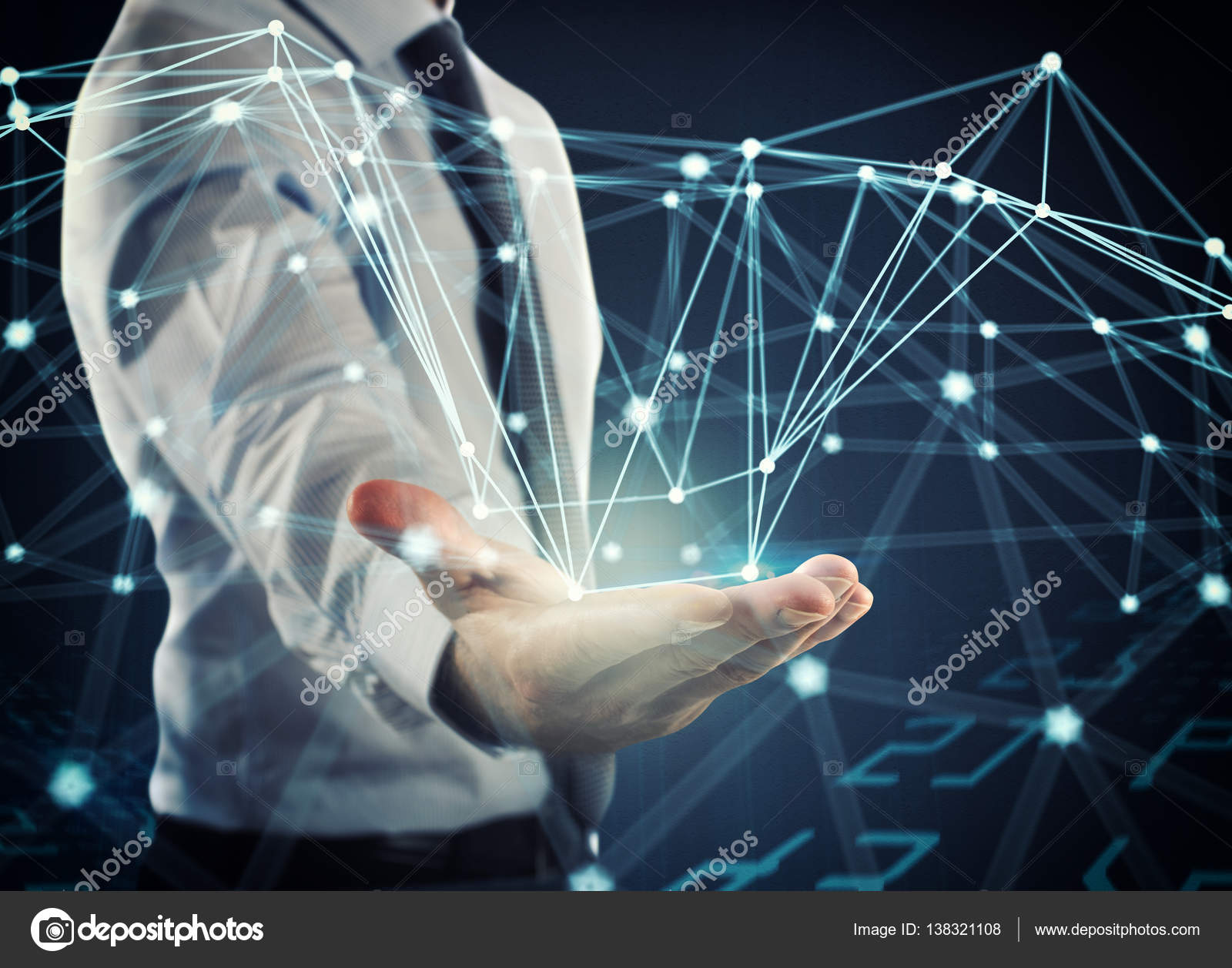 Concept of interconnection spheres Stock Photo by ©alphaspirit 138321108