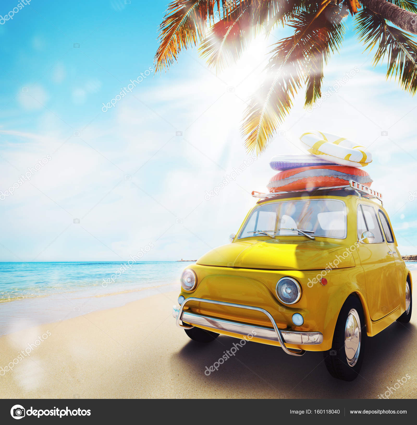 Old car on the beach. Stock Photo by ©alphaspirit 160118040