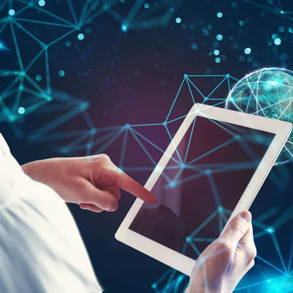 internet connection network around the world - Stock Image - Everypixel