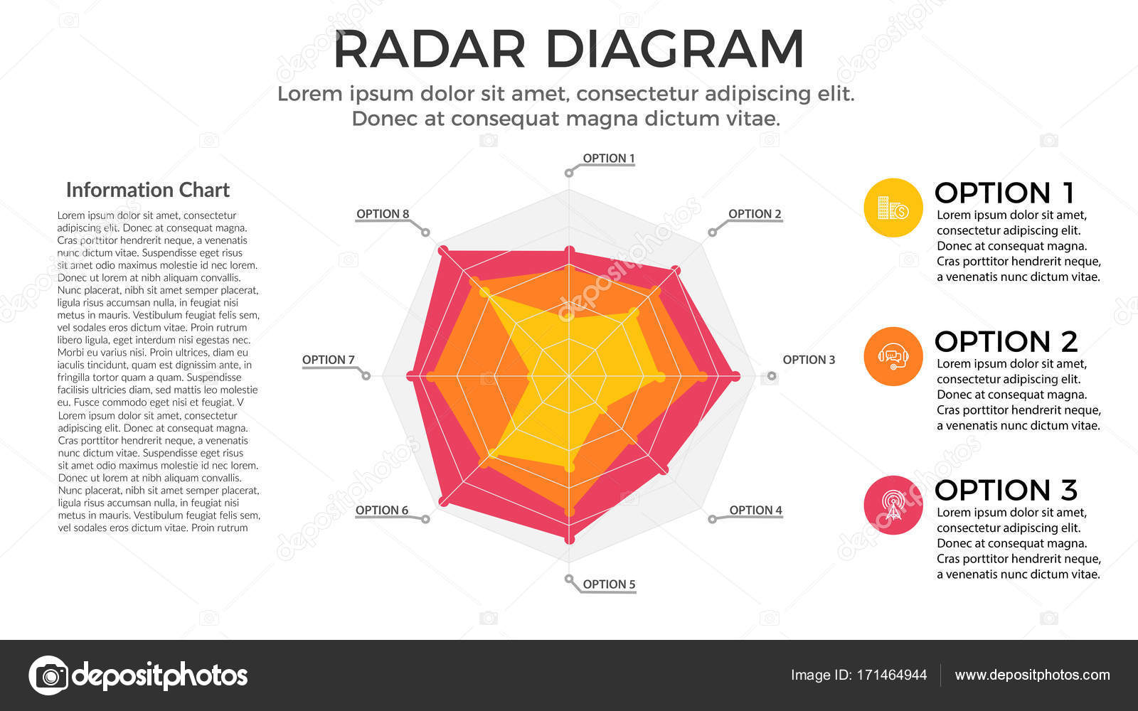 Radial Diagram Infographic Element Stock Vector by ©leshkasmok 171464944
