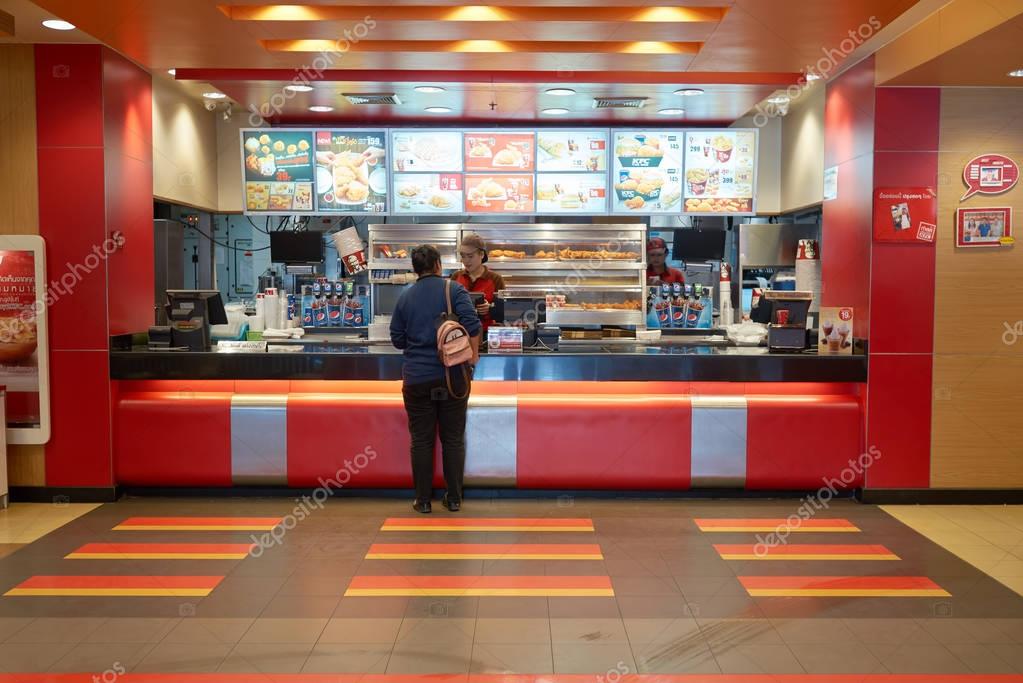 Fast Food Restaurant Counter