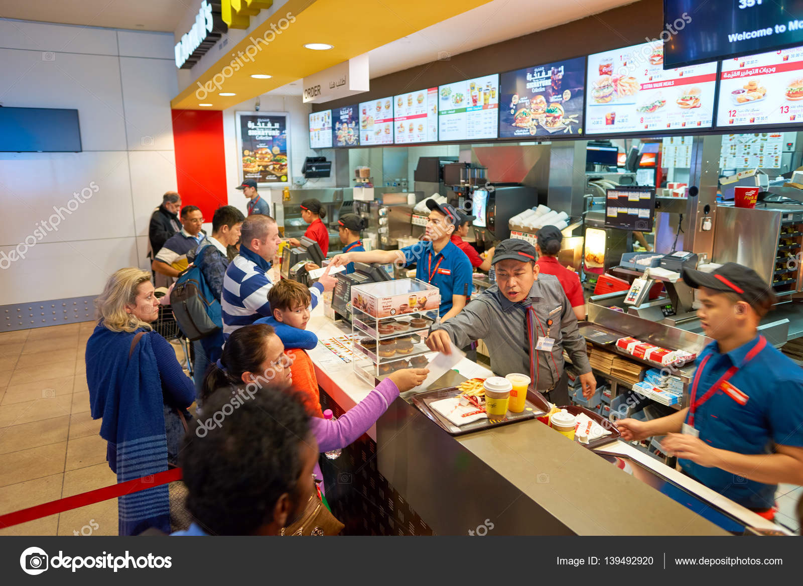 Counter service in a McDonalds – Stock Editorial Photo © teamtime ...